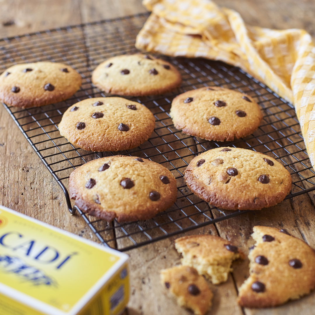 Chocolate chip cookies with CADÍ PDO butter - Cadí | Since 1915